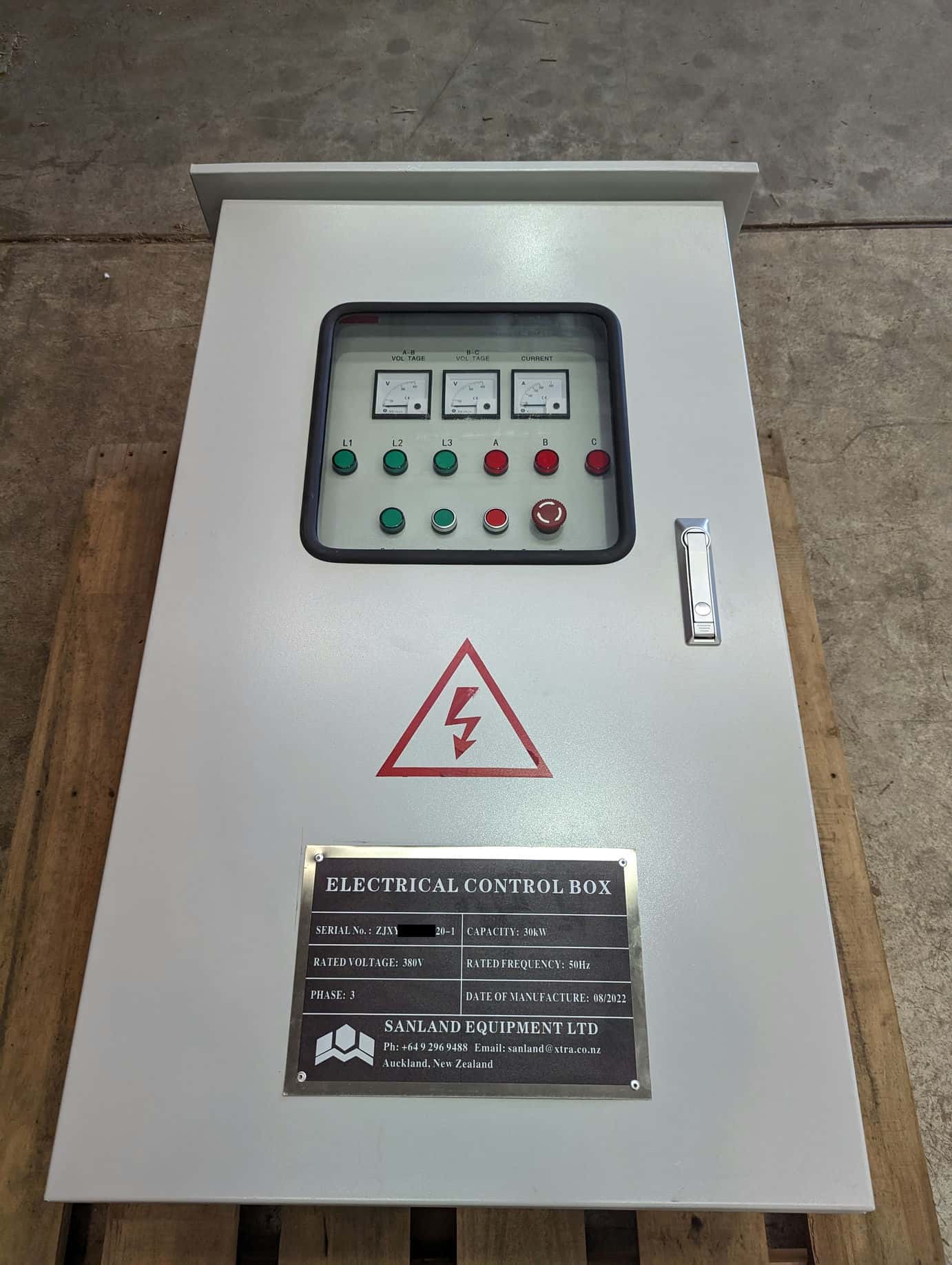 Control Boxes - Sanland Equipment